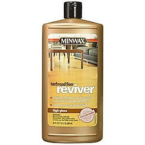1 qt Minwax 60950 Clear Hardwood Floor Reviver Renew Hardwood Finish, High Gloss