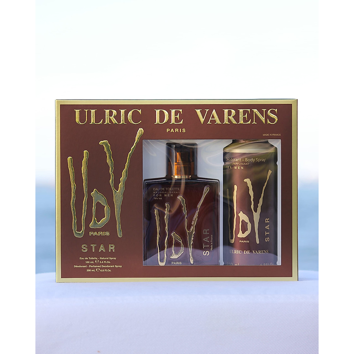 ULRIC DE VARENS UDV STAR EDT 200ML SPRAY 100ML + DEODORANT
