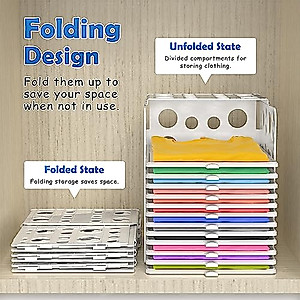 BoxLegend Tshirt Organizer Stack Easily Closet Organizers and Storage Easy to Assemble Clothes Folder Sturdiness Stackable Storage Bins Durability Closet Drawers for Clothes
