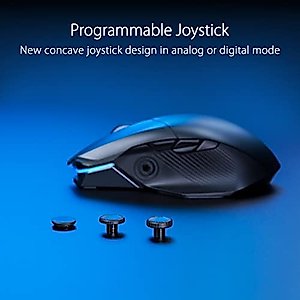ASUS ROG Azoth 75% Wireless DIY Custom Gaming Keyboard, OLED Display, Gasket-Mount & ROG Chakram X Origin Gaming Mouse, Tri-Mode connectivity (2.4GHz RF, Bluetooth, Wired)
