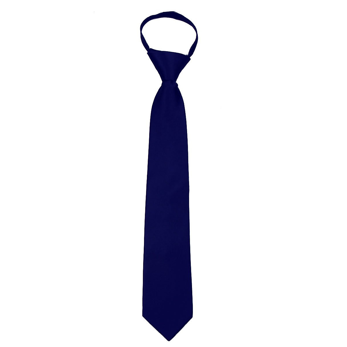 Buy Your Ties ZIP-ADF-23 - Mens Solid Color Zipper Necktie