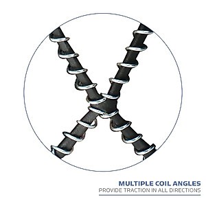 YakTrax Men's Yaktrax Walker Winter Traction Device Black X Small, Black, X-Small EU Shoe Size 34-37 UK