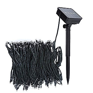 DDGD 22M 200LED Solar String Lights Waterproof Decorative Lamp with 8 Modes, Waterproof Crystal Ball LED Lights Outdoor Solar Powered Lights, Decorative Lighting for Home, Garden, Party, Festival