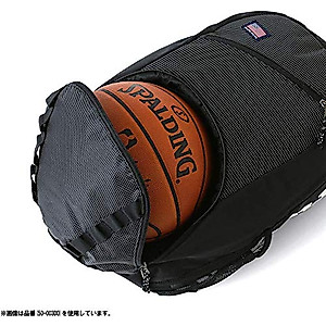 Spalding 50-003BK Basketball Backpack Backpack Case Half Day Black 50-003BK