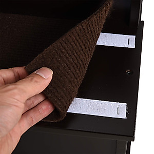 PawHut Pet Stairs, Small Pet Steps with Cushioned Removable Covering for Dogs and Cats Up to 22 Lbs., Brown