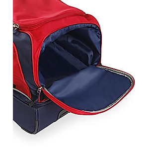 NAUTICA Submariner 30" Rolling Duffel, RED/Navy