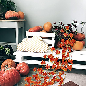 Sggvecsy 12 Pack 84Ft Artificial Ivy Leaf Plants Fake Ivy Leaves Artificial Ivy Garland Greenery Hanging Plants Vines for Wedding Wall Party Home Room Kitchen Garden Decor…