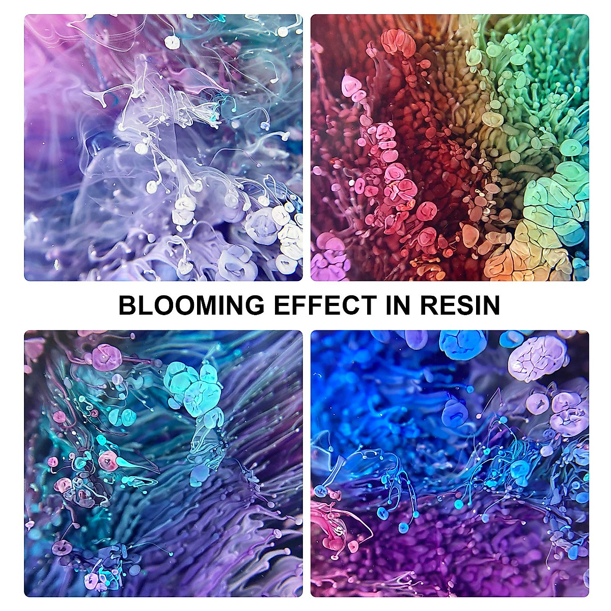 LET'S RESIN 18 Colors Vibrant Alcohol Inks with White Alcohol Ink for Epoxy Resin