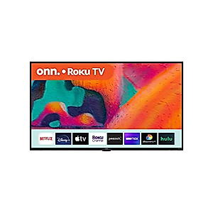 ONN 43-Inch TV Class FHD 1080p LED Smart TV Compatible with Netflix, Disney+, HBO Max, Prime Video + Free Wall Mount (No Stands) 100069992 (Renewed)