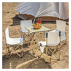 SUNESA Portable Picnic Table Outdoor Tables and Chairs Portable Car Camping Equipment Supplies Daquan Folding Picnic Egg Roll Table Foldable Camping Table