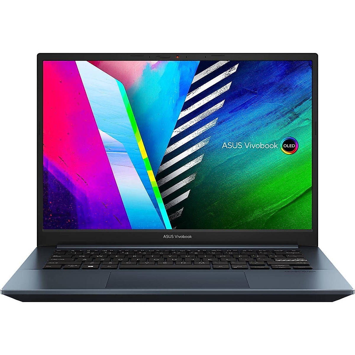ASUS VivoBook Pro 14 OLED Slim Laptop, 14” WQXGA+ 16:10 OLED Display, AMD Ryzen 7 5800H CPU, NVIDIA GeForce RTX 3050, 16GB RAM, 1TB SSD, Windows 11 Pro, Quiet Blue, M3401QC-EB74