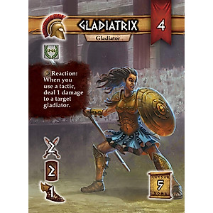 Spielcraft Games for Glory: The Game of Gladiatorial Combat and Deck Building