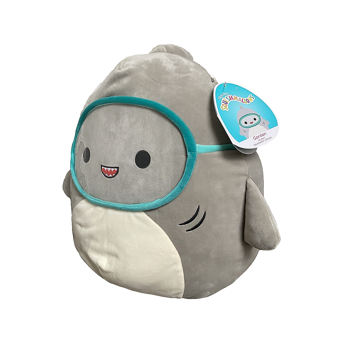 Squishmallows Official Kellytoy Squishy Soft Plush Toy Animal (16 Inch, Gordon The Shark)