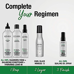 Kenra Curl Glaze Mousse 13 | Curl Control Glaze | Provides Frizz Control & Humidity Resistance | All Hair Types | 6.75 oz