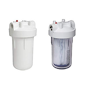 EcoPure EPW4F Premium FACT Universal Innovative Product-Better Filtration and Longer Life Versus Most Whole Home Water Filters, 1 Count (Pack of 1), Black/White