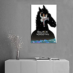 NOBLZ BoJack Horseman Canvas Art Poster and Wall Art Picture Print Modern Family Bedroom Decor Posters 16x24inch(40x60cm)