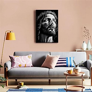 MOMEPE Religion Jesus 5D Diamond Painting Kits, Jesus Diamond Art for Adults, Diamond Dots Gem Art Room Decor Aesthetic 20x24 Inch