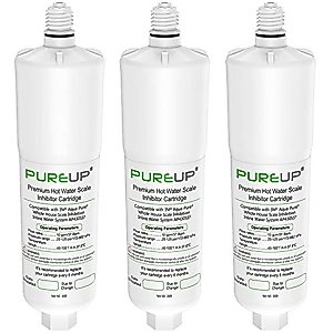 PUREUP AP431 Replacement Filter Compatible with Aqua-Pure Whole House Scale Inhibition Inline Water System AP430SS - Ap431 Replacement Cartridge Pack of 3