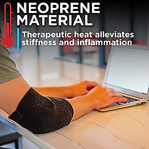 BraceAbility Bursitis Elbow Pad Brace | Compression Arm Sleeve Wrap with Padded Soft Support Cushion for Olecranon Joint Pain, Bursa Protection, Arthritis & Tendonitis Relief (One Size)