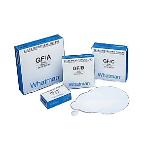 Whatman 1823-125 Glass Microfiber Binder Free Filter, 2.7 Micron, 2.2 s/100mL Flow Rate, Grade GF/D, 12.5cm Diameter (Pack of 25)