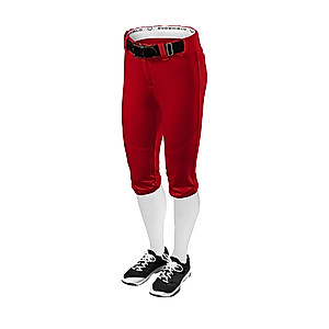 EvoShield girls Evoshield Girl's Fx Low Rise - Scarlet Pants, Scarlet, X-Large US