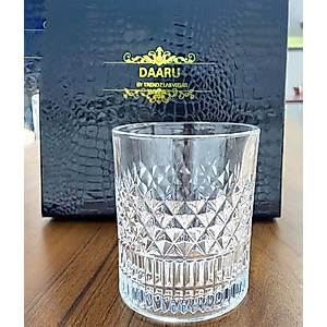 classic whisky Glasses Whiskey Glass for Scotch, Bourbon, Liquor and Cocktail Drinking Gift - Set of 4
