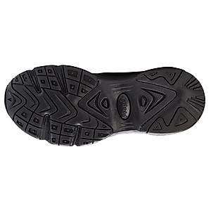 Propét Women's Stability X Strap Shoe, Black/Black, 13 Wide US