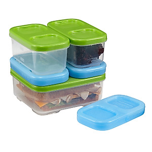 Rubbermaid LunchBlox Ice Pack, Small, Blue, 3 Pack