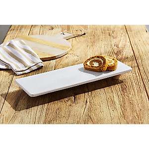 Mud Pie Terracotta Footed Tray, 5 3/4" X 17"