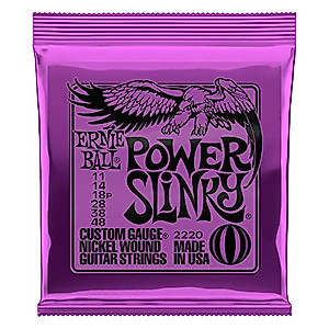 Ernie Ball 2220 Power Slinky Nickel Wound Set Electric Guitar Strings - 12 PACK