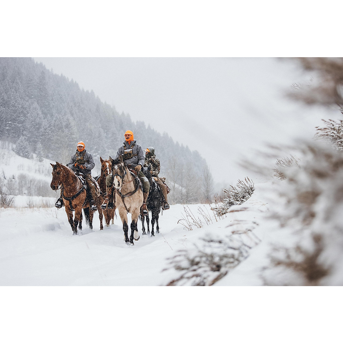 First Lite Midweight Merino Wool Neck Gaiter - Warm Hunting Face Mask - Conifer - One Size