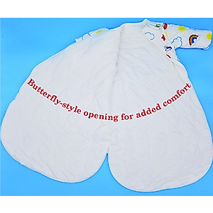 Baby Sleeping Sack and Blanket Bundle | Baby: 0-6 Months | 100% Organic Cotton | 1.5 TOG | Primary and Secondary Colors Shapes | Unisex (0-6 Months)