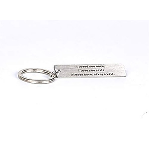 Couple Gifts for Him and Her, Boyfriend Girlfriend Gifts I Loved You Once I Love You Still Always Have Always Will Keyring Husband Wife Gifts for Women Men Anniversary Christmas Gifts