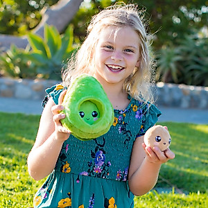 ADORA Soft & Squishy The Green Avocado Food Plush, Farm Fresh Scented Plush Toy, Birthday Gift for Ages 1 and up - AVO & Cado