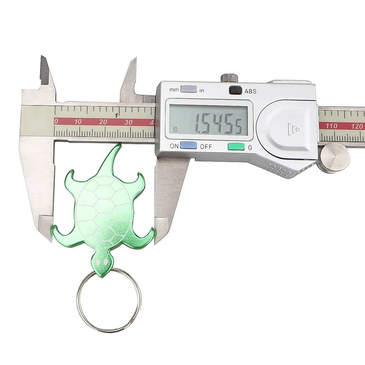 Swatom Turtle Aluminum Alloy bottle opener keychain Creative Gifts Accessories (1, Green Turtle)