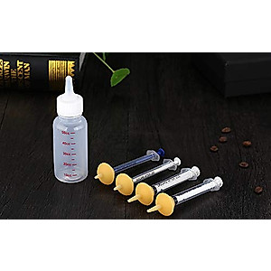 Xuanda Pet Feeding Bottle and Syringes with Nipples for Small Cat Dog Animals (Model 1)