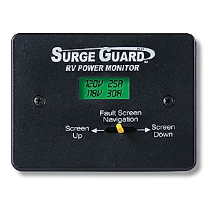 Technology Research Corp 40299 Surge Guard 50A Hardwire Automatic Transfer Switch , Black