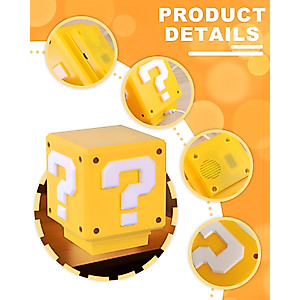 NESIMY Super Bros Toys Illusion Night Light for Kids with Game Sound Effects NightLight Decor Merchandise As Gifts for Kids and Fans (03-MLA)