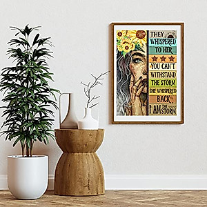 Inspirational Cross Stitch Kits for Adults - Stamped Crossstitching Kits Preprinted 11 Count Cross-Stitch Kit for Beginner, 11CT Prestamped Easy Pattern Needlepoint Kits Crafts Decor 11.8x15.7inch