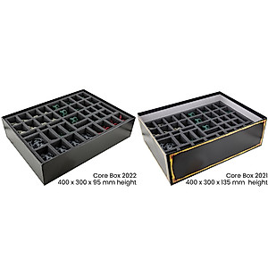 Feldherr Foam Set + Token Holder Compatible with HeroQuest (2021) - core Game Box