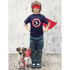 Captain 5th Birthday - Gift for Five Years Old Toddler Youth Kids T-Shirt 5T Navy