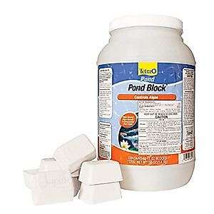 TetraPond Pond Block, 50 Count, Helps Control Algae Growth in Ornamental Fish Ponds