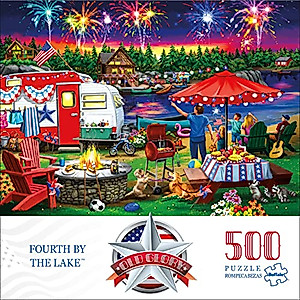 Buffalo Games - Fourth by The Lake - 500 Piece Jigsaw Puzzle