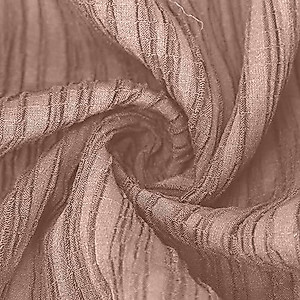 Dress with Pockets Retro 2023 2024 Vestidos para Mujer 2023 Casual Manga Larga vendaje Vestido Cuello en V Color sólido Vestido de Fiesta asimétrico WV3-Pink X-Large