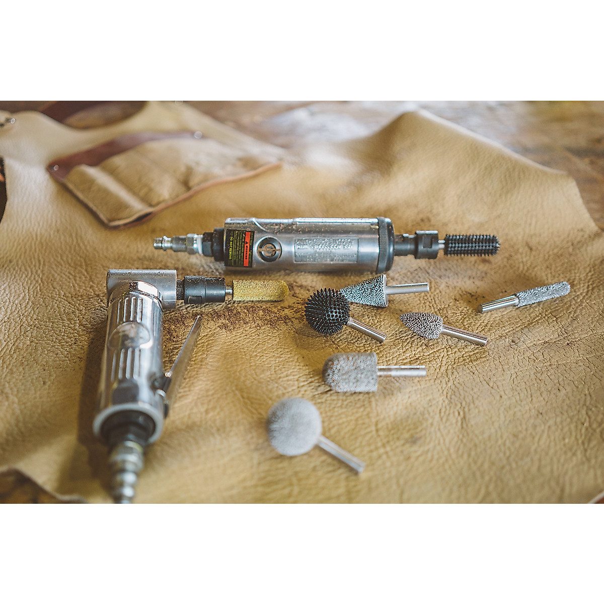 Kutzall Original Cylinder Rotary Burr, 1⁄4" Shaft, Fine - Woodworking Attachment for Bosch, DeWalt, Milwaukee, Makita. Abrasive Tungsten Carbide, 3⁄4" (19mm) Head Dia. X 1" (25.4mm) Length, C-34G