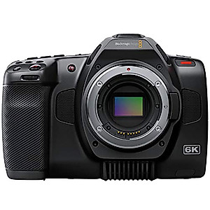 Blackmagic Design Pocket Cinema Camera 6K Pro (EF Mount) with SanDisk Extreme PRO 128GB SDXC Memory Card (UHS-I/V30/U3/Class-10), 2X Seller Supplied Replacement Batteries & More