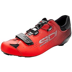 Sidi Sixty Road Shoes 43.5 Black/Red
