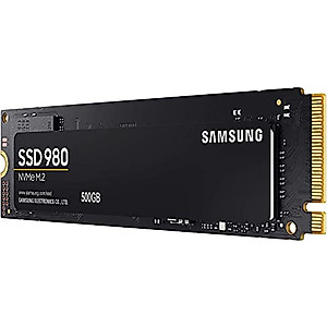 NATIVO HARVEST Sam-Sung 980 SSD M.2 NVMe/MZ-V8V500B / Interface Internal Solid State Drive with V-NAND Technology for Gaming, Heavy Graphics, Full Power Mode (500 GB)