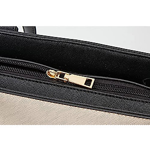 Women Fashion Tote Handbag Satchel 3pcs Purse Set Chic PU Leather Shoulder Bag Clutch