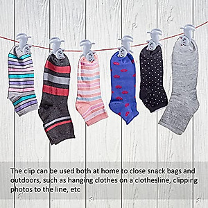 Ctpeng Cute Bag Clips,Food Bag Clips for Airtight Seal for Food Storage for Bread Bags, Snack Bags (White,Cat)